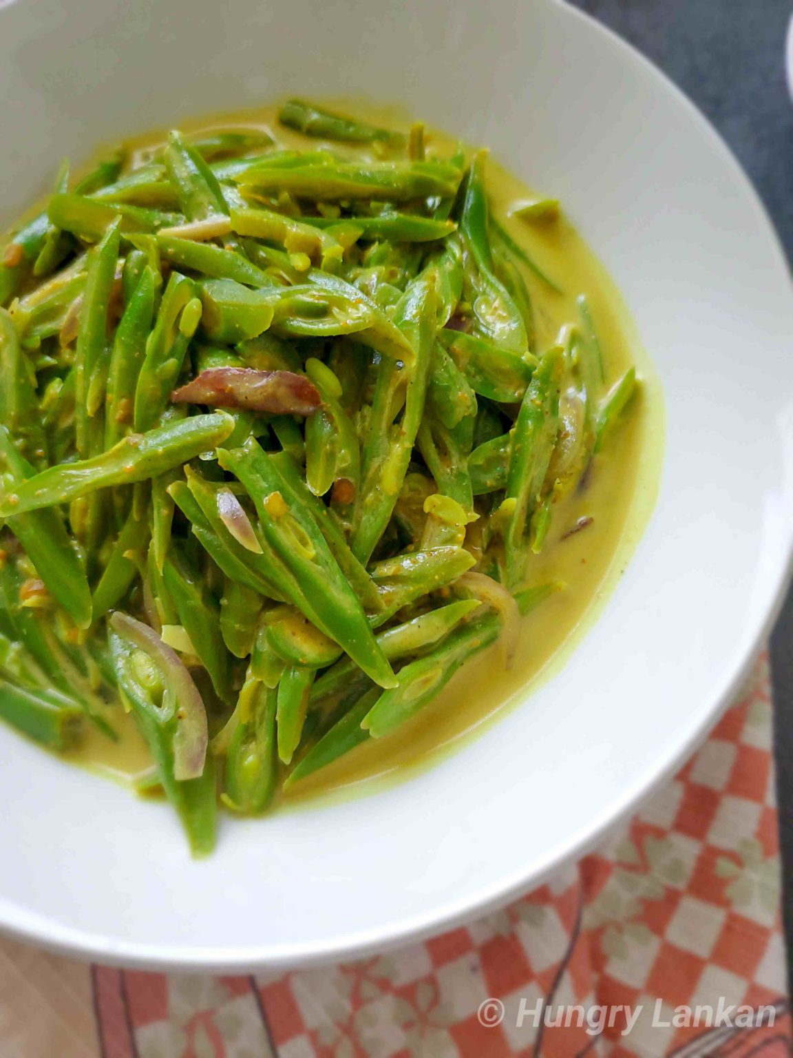 Vegan Green Bean Curry With Coconut Milk Hungry Lankan