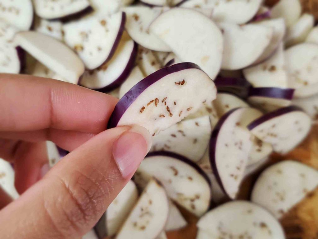 Sri Lankan Eggplant Moju - Hungry Lankan