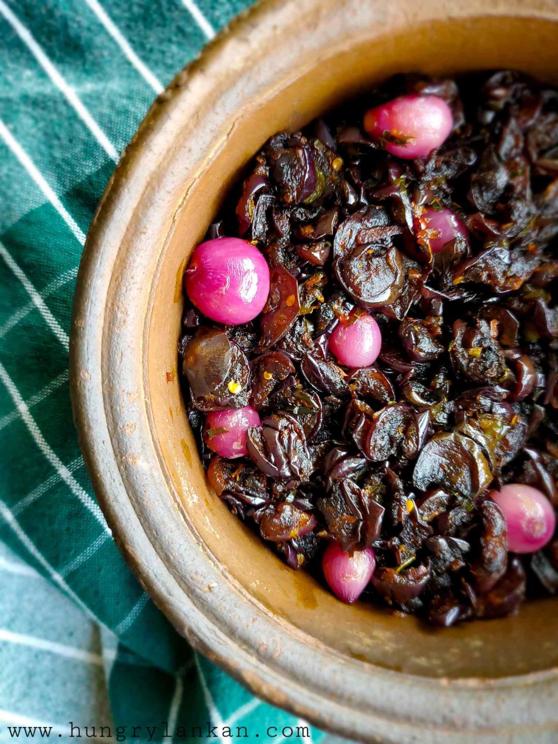 Sri Lankan Eggplant Moju - Hungry Lankan