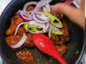 Sri Lankan Devilled Chicken - Hungry Lankan