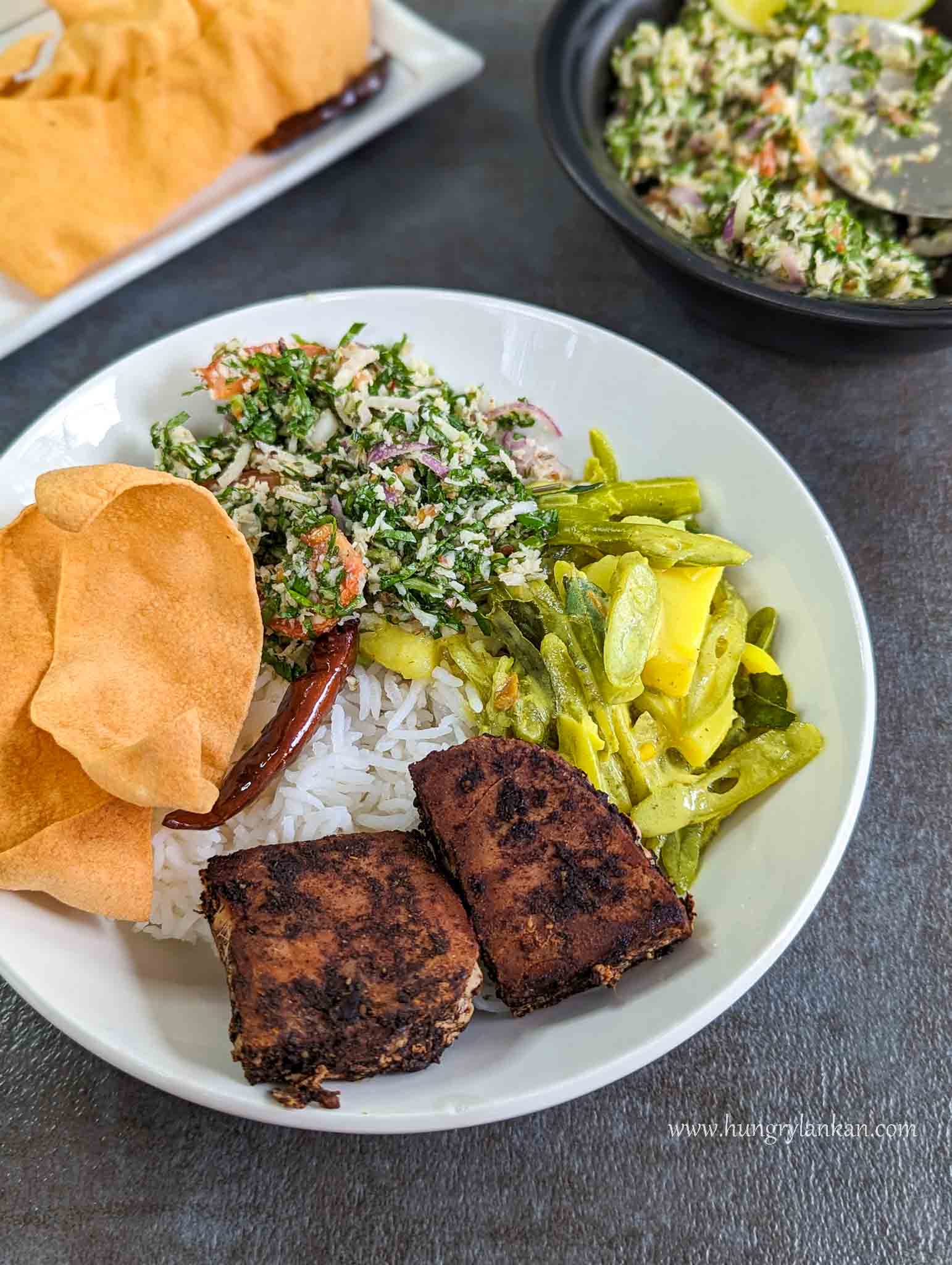 Sri Lankan Gotu Kola Sambol - Hungry Lankan