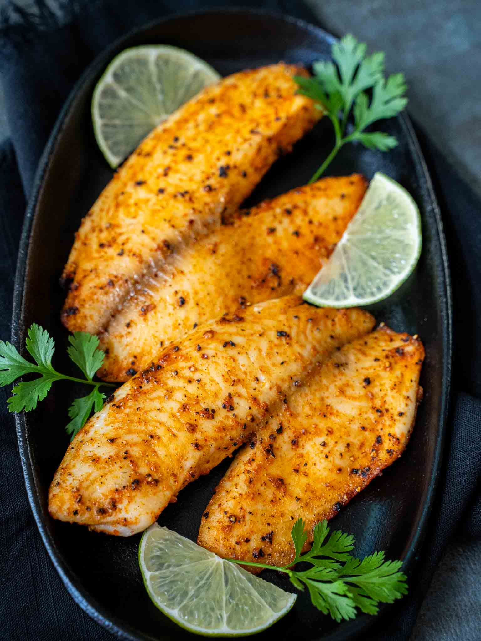 Tilapia Fillets in Air Fryer - Hungry Lankan